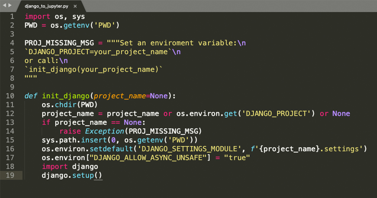 Use Django In Jupyter